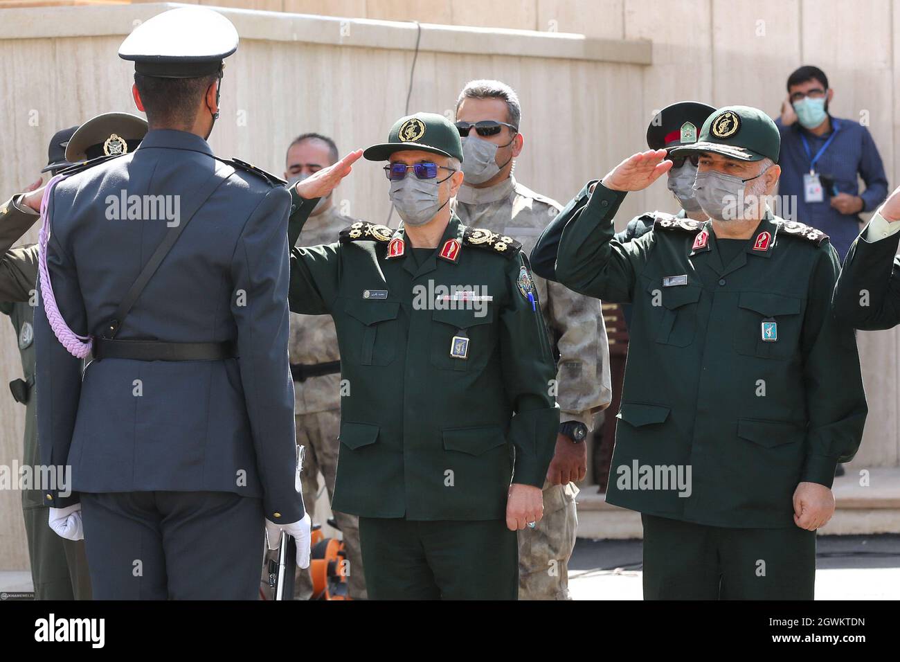 Tehran, Tehran, Iran. 3rd Oct, 2021. Newly graduated cadets perform ...