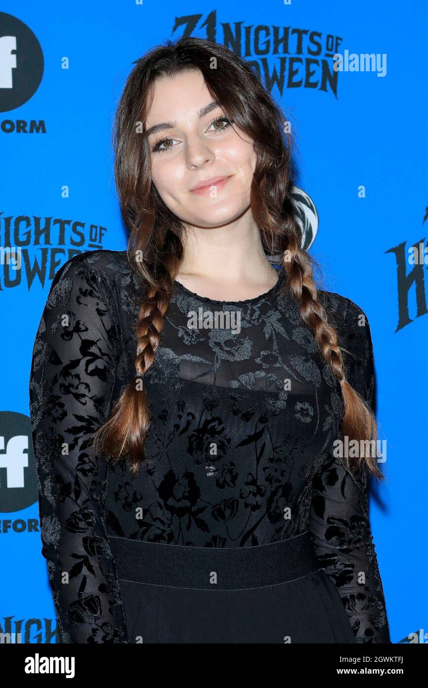 Los Angeles, CA. 30th Sep, 2021. Taya Miller at arrivals for Freeform ...