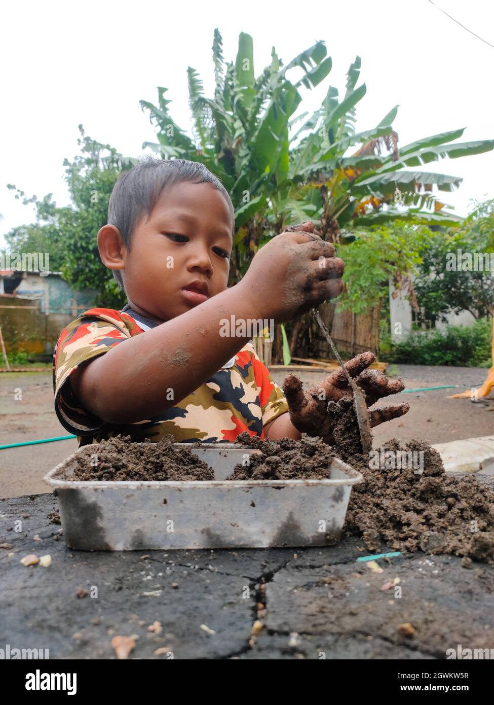 Asia boy fork hi-res stock photography and images - Alamy