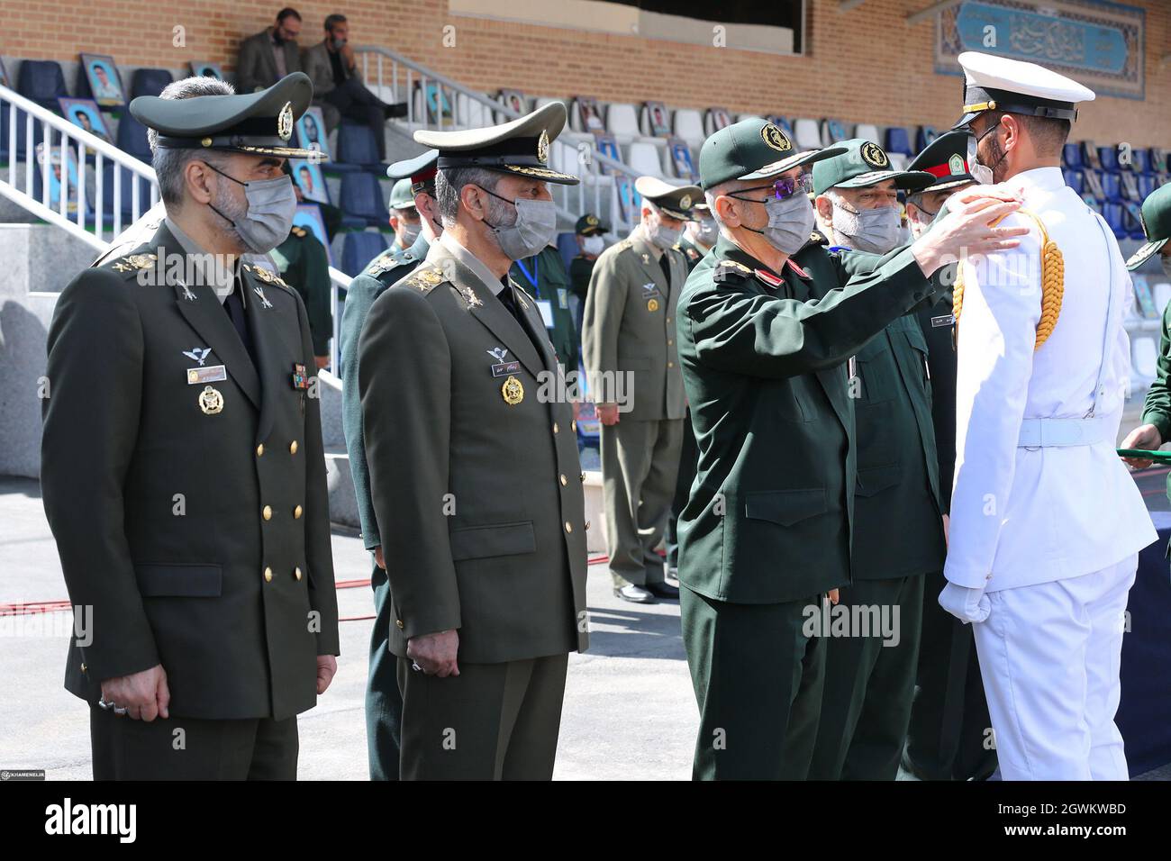 Tehran, Tehran, Iran. 3rd Oct, 2021. Newly graduated cadets perform ...