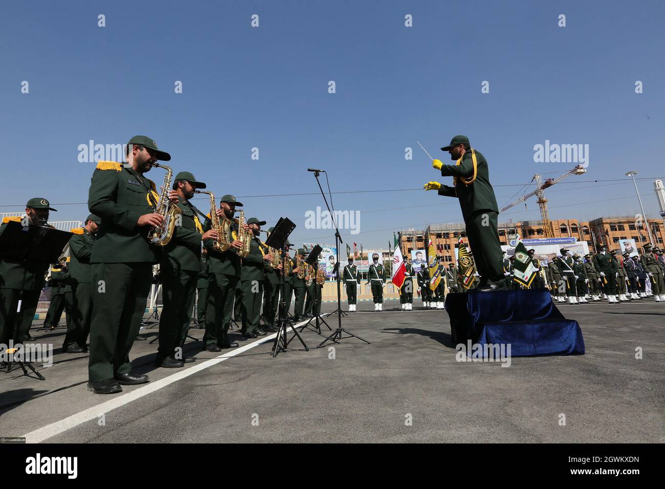 Tehran, Tehran, Iran. 3rd Oct, 2021. Newly graduated cadets perform ...