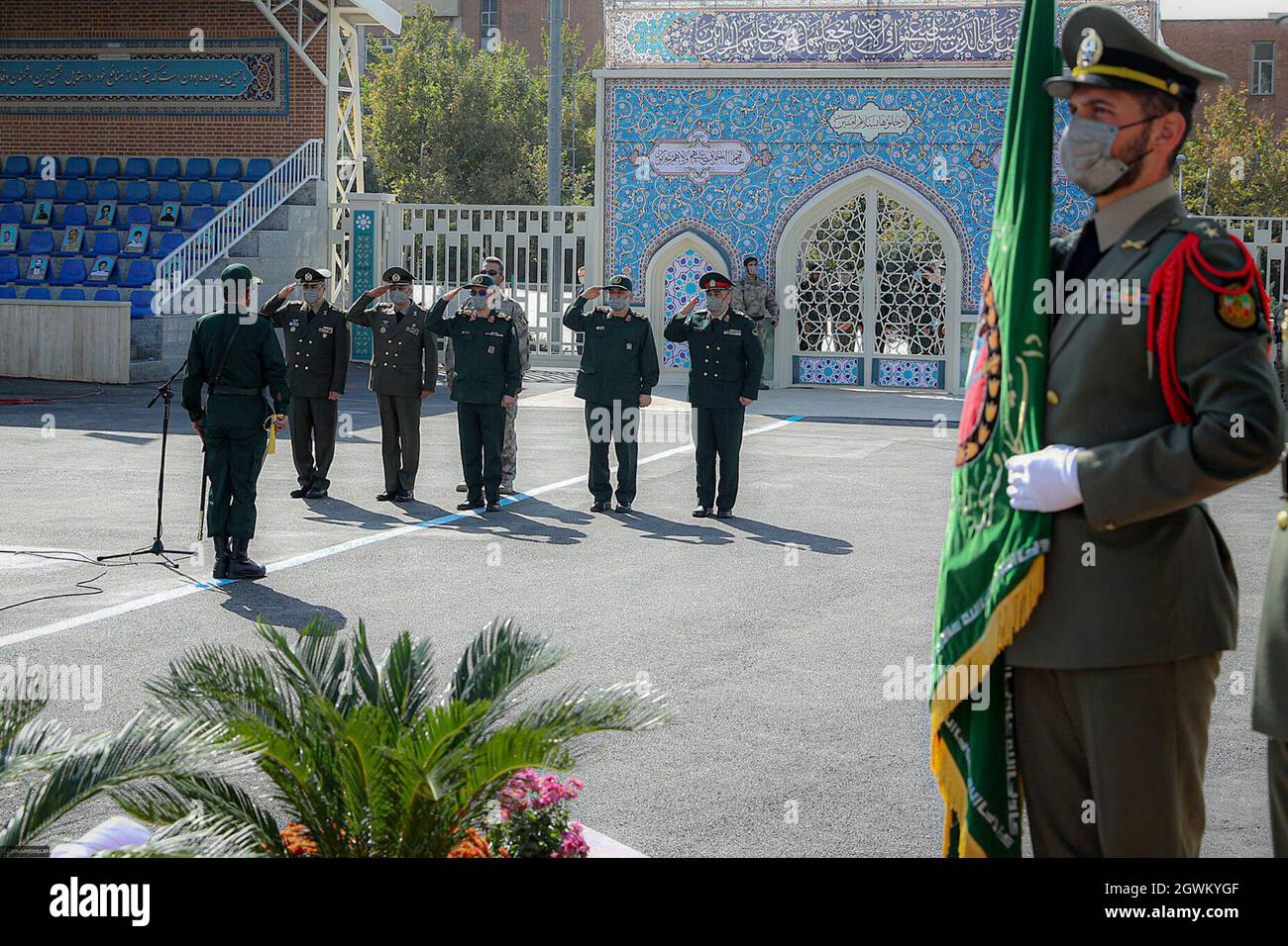 Tehran, Tehran, Iran. 3rd Oct, 2021. Newly graduated cadets perform ...