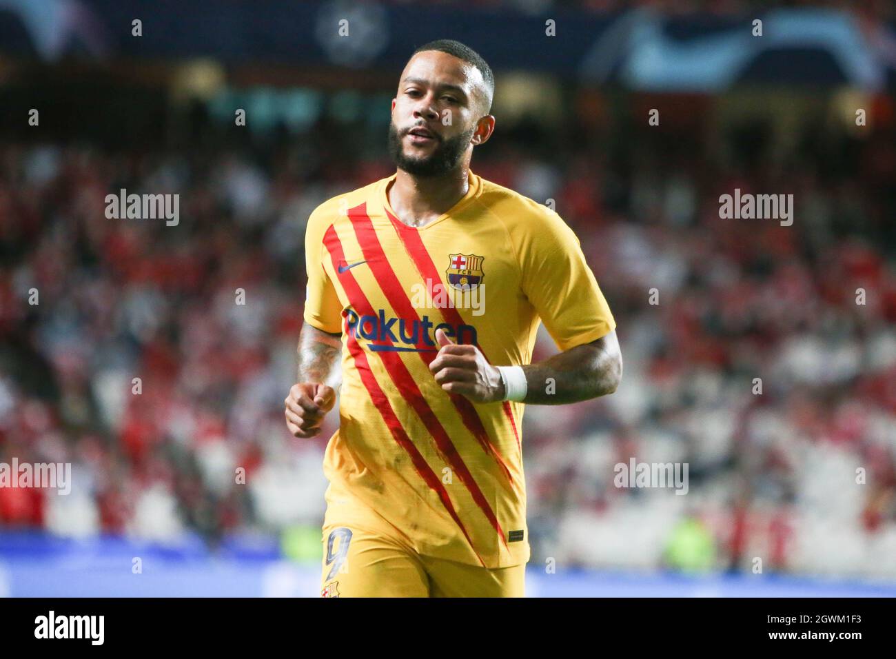 Memphis Depay of FC Barcelone during the UEFA Champions League, Group ...