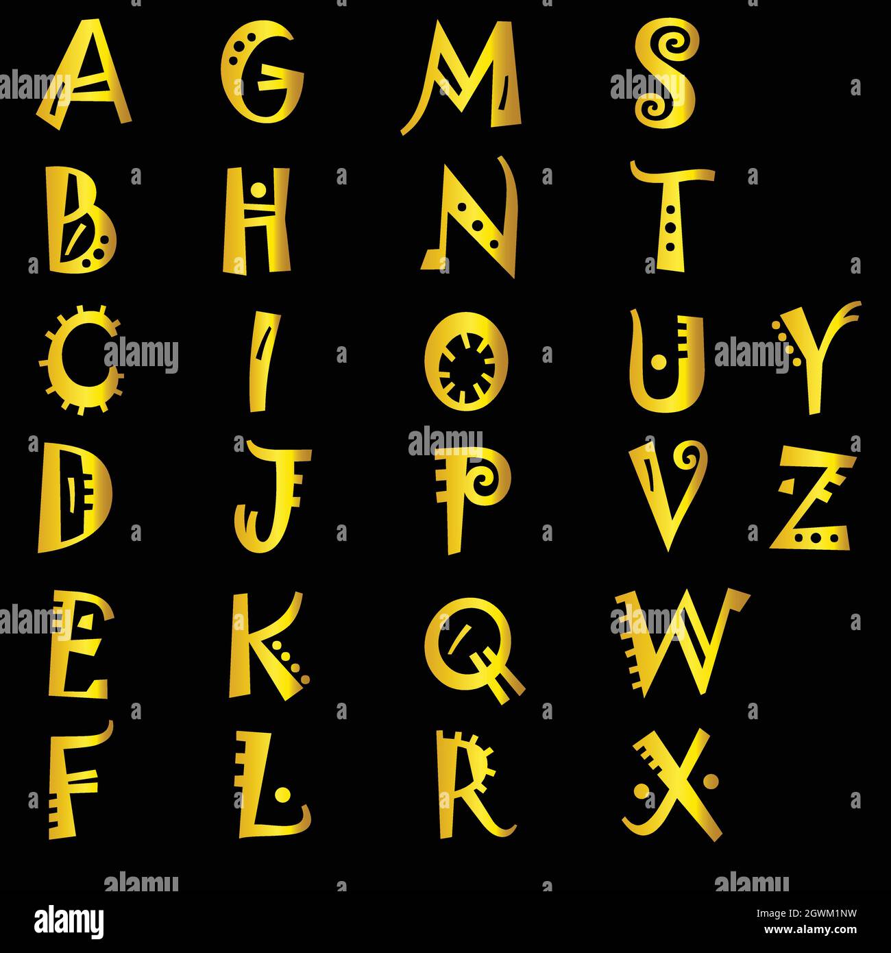 English Alphabets Styles
