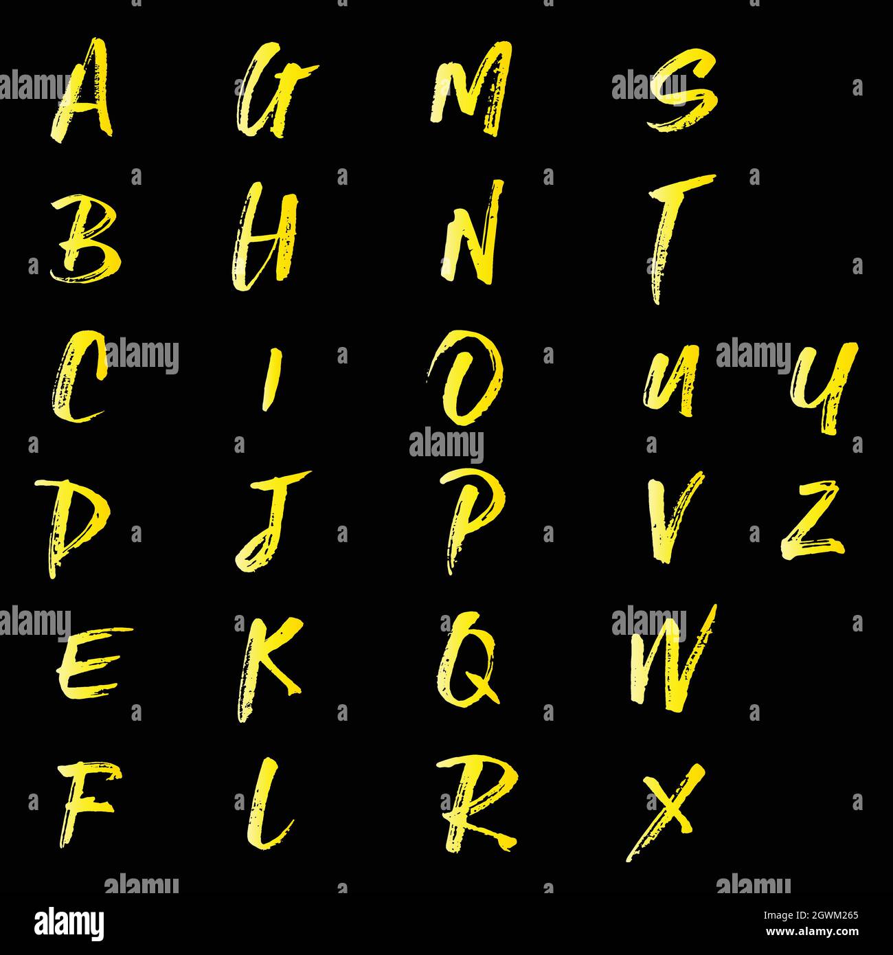 set of English alphabet Vector Template. Font style design Stock Vector ...