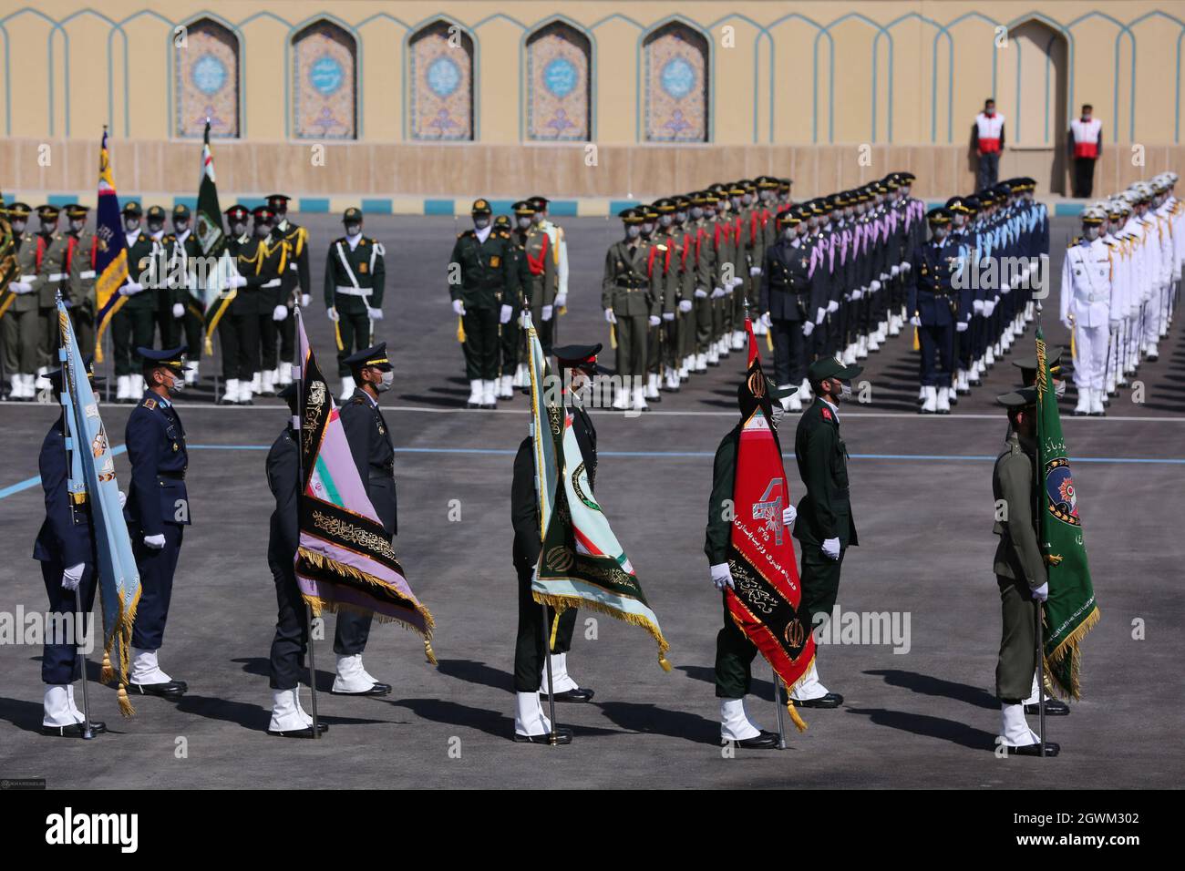 Tehran, Tehran, Iran. 3rd Oct, 2021. Newly graduated cadets perform ...