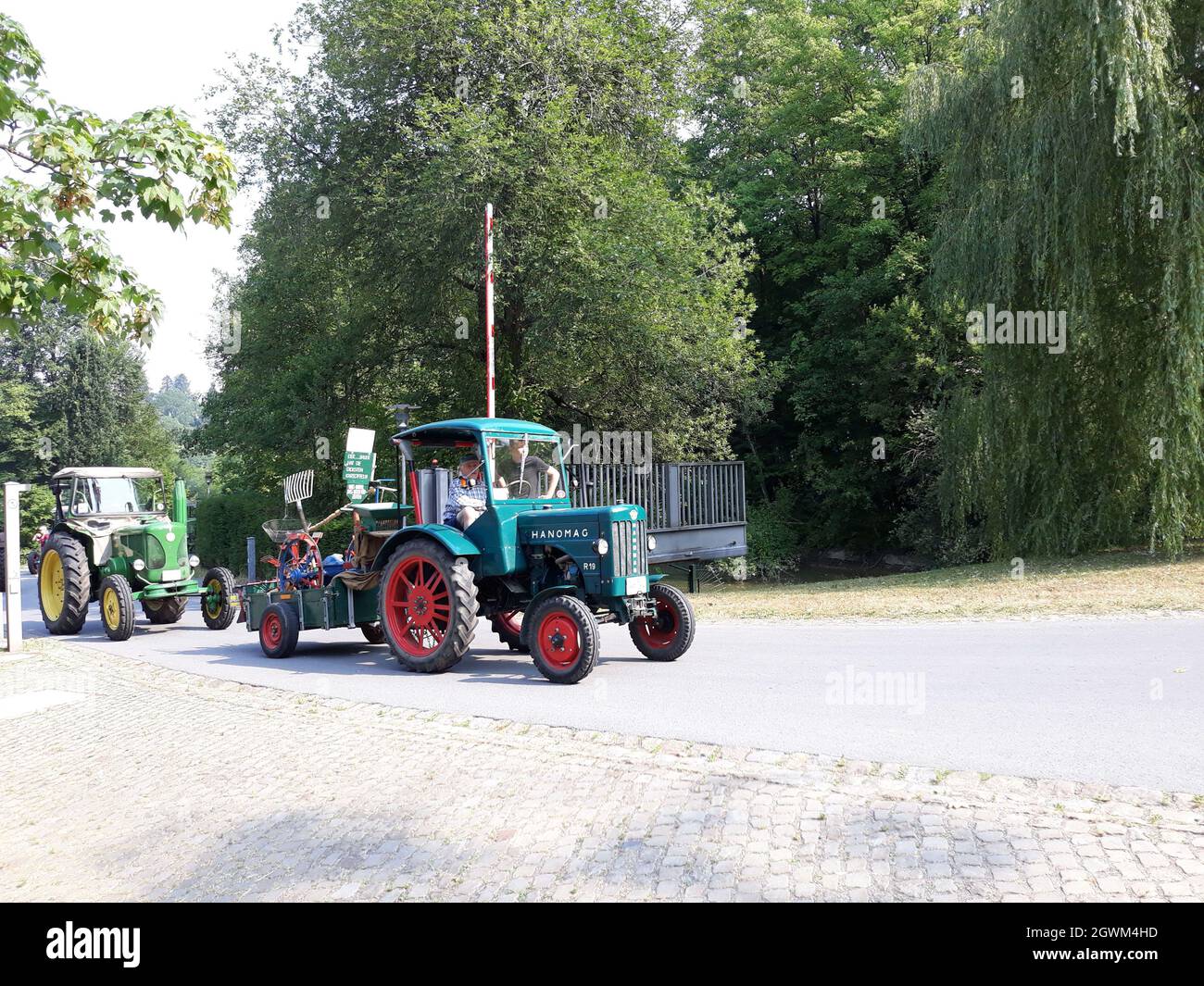 Old hanomag tractor Stock Photo - Alamy