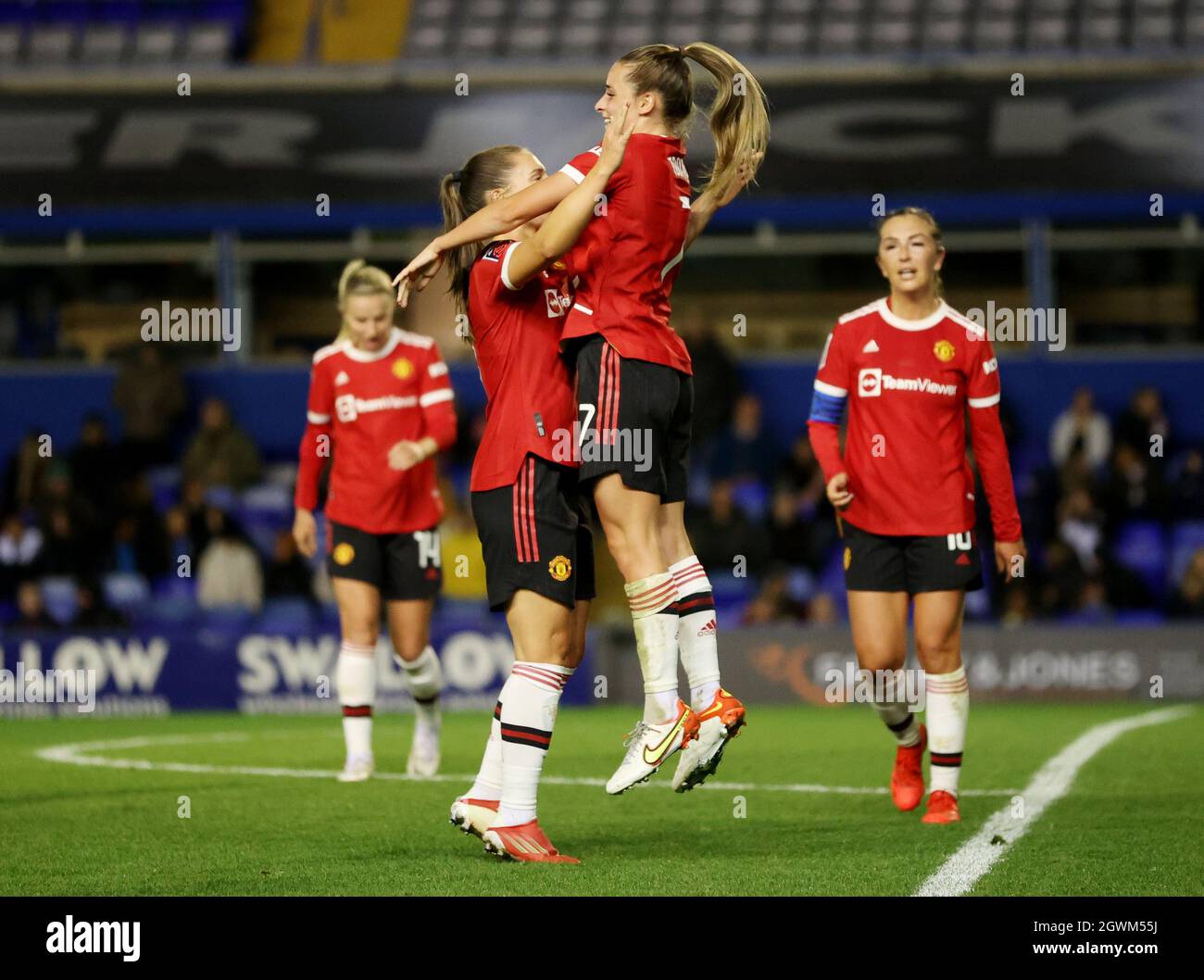 Manchester uniteds ella toone celebrates hi-res stock photography and ...