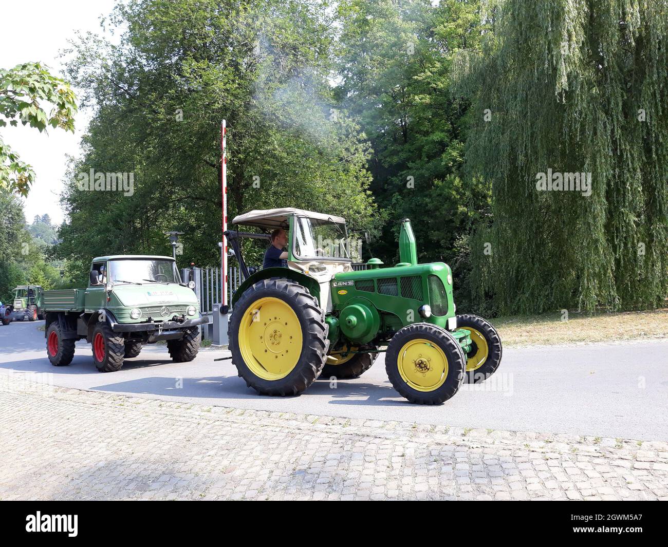 old German tractor Stock Photo - Alamy