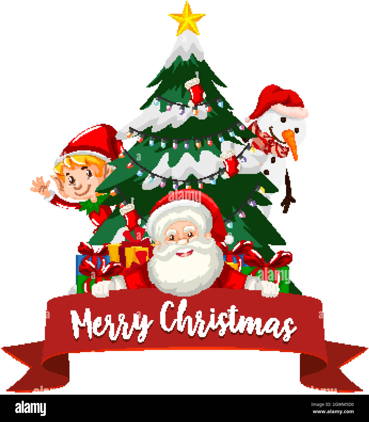 Tree theme image picture illustration Stock Vector Images - Alamy