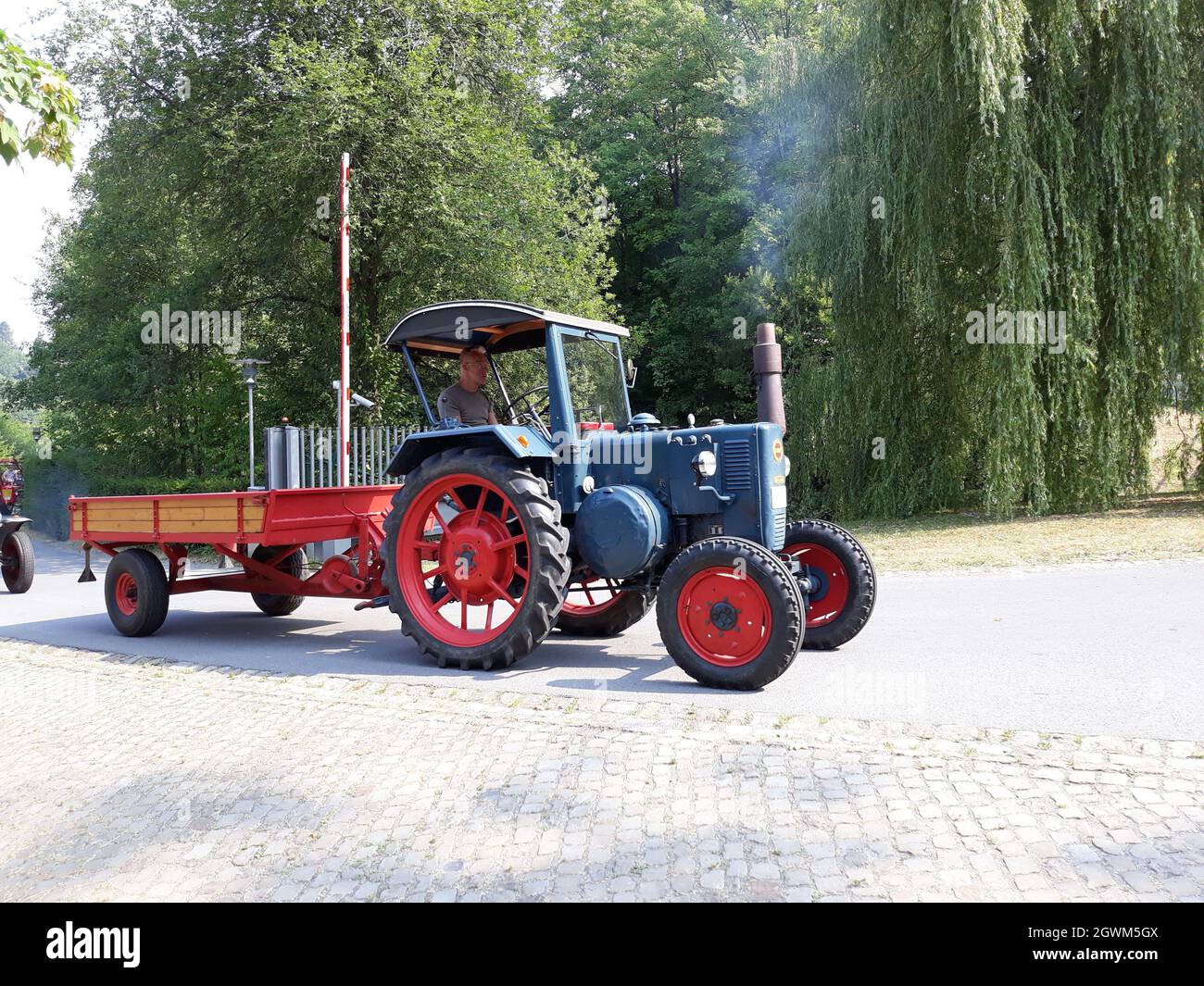 old German Lanz tractor Stock Photo - Alamy