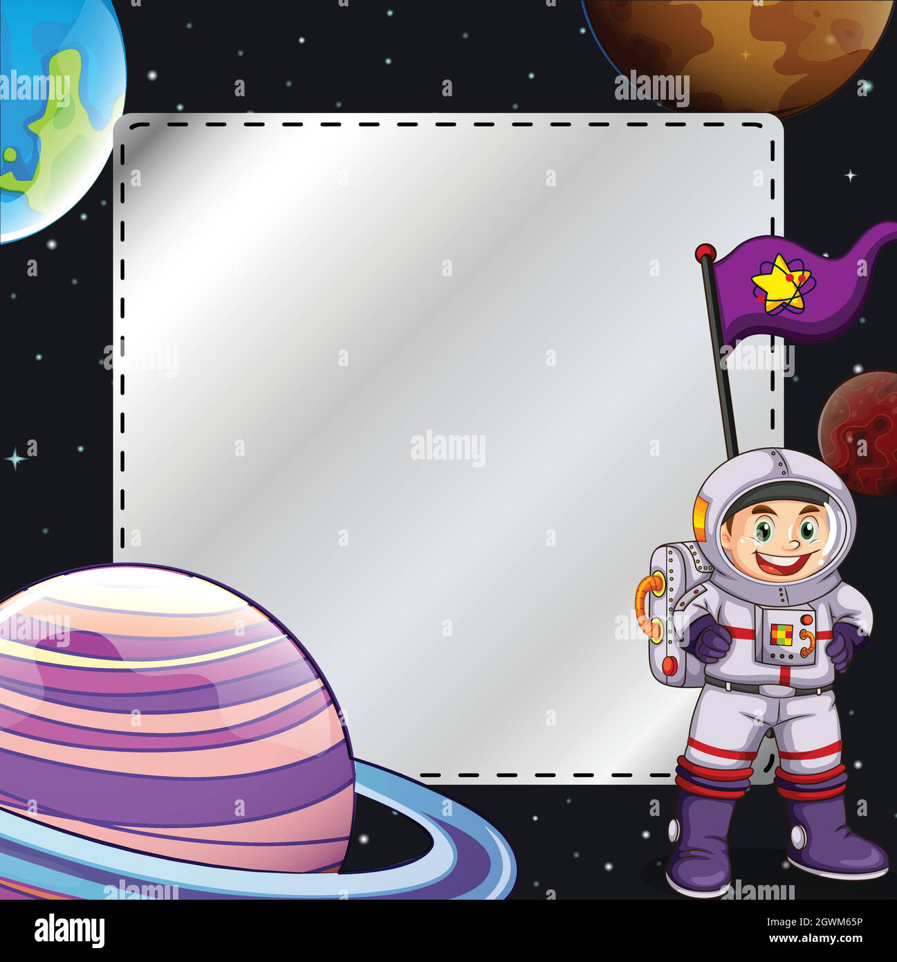 Purple saturn Stock Vector Images - Alamy