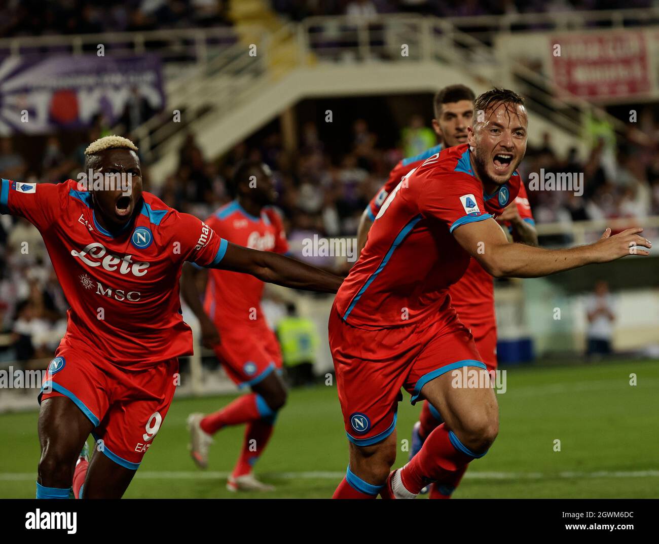Franchi Stadium, Florence, Italy. 3rd Oct, 2021. Serie A football ...
