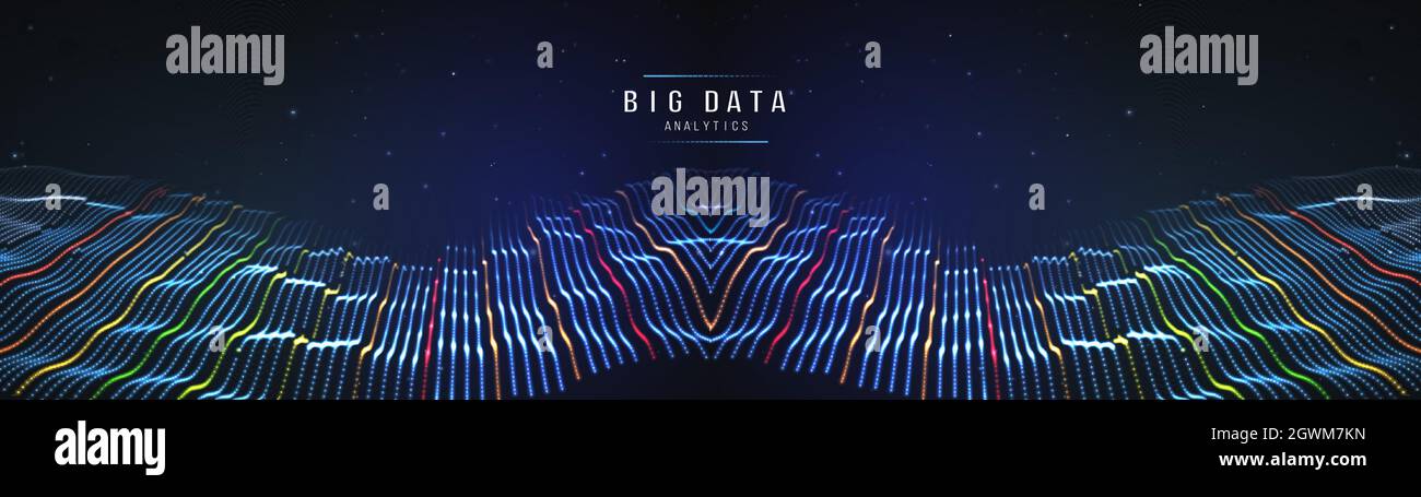 Business inteligence technology background. Binary code algorithms deep ...