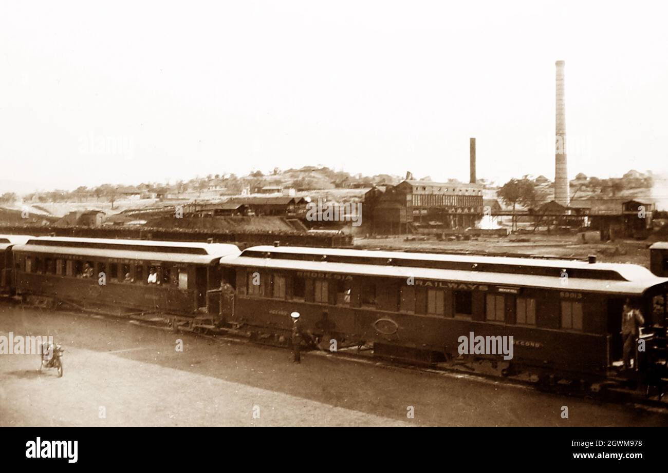 Wankie Colliery, Zimbabwe, Africa, early 1900s Stock Photo - Alamy