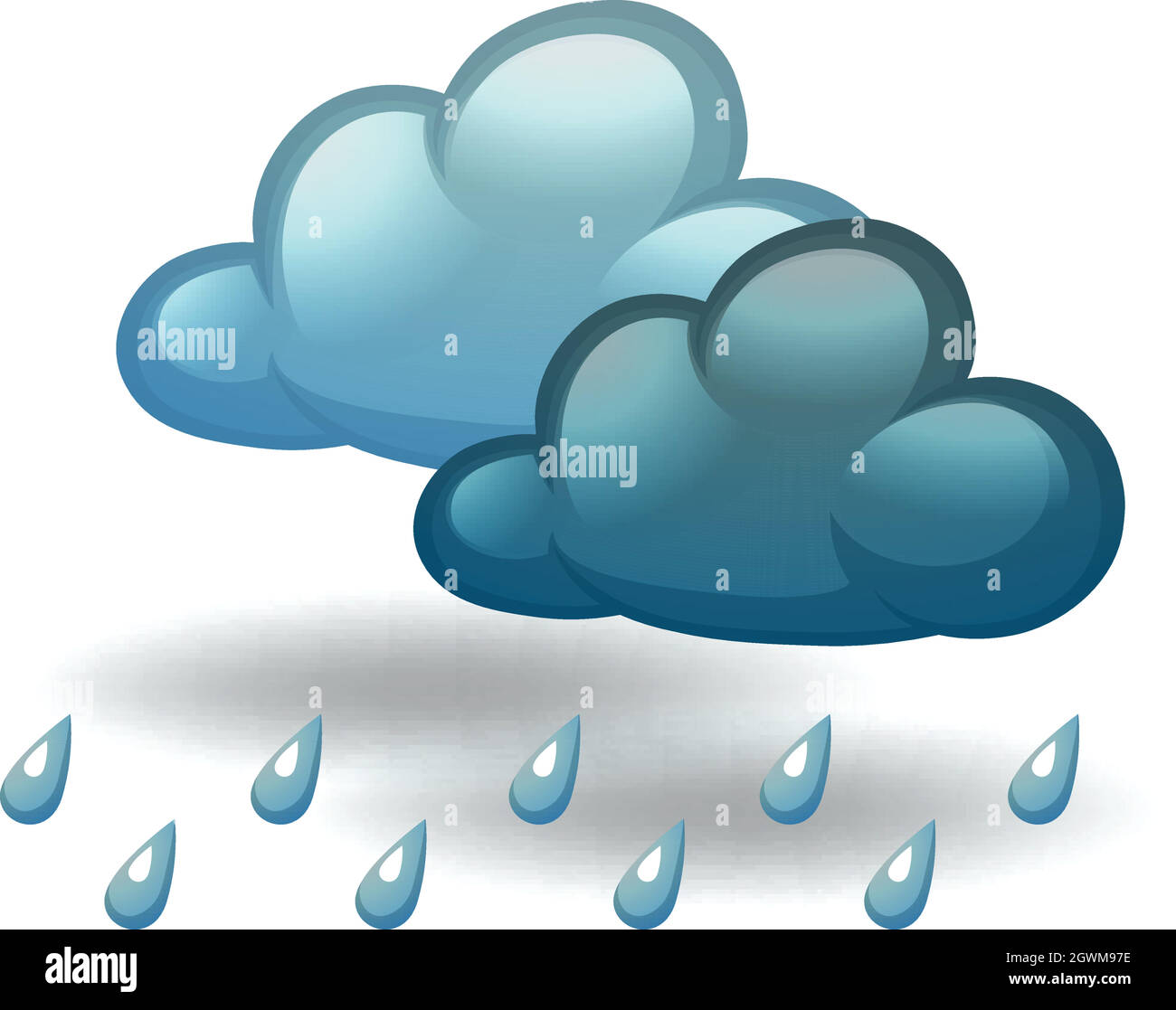 Rainy and stormy day Stock Vector Images - Alamy