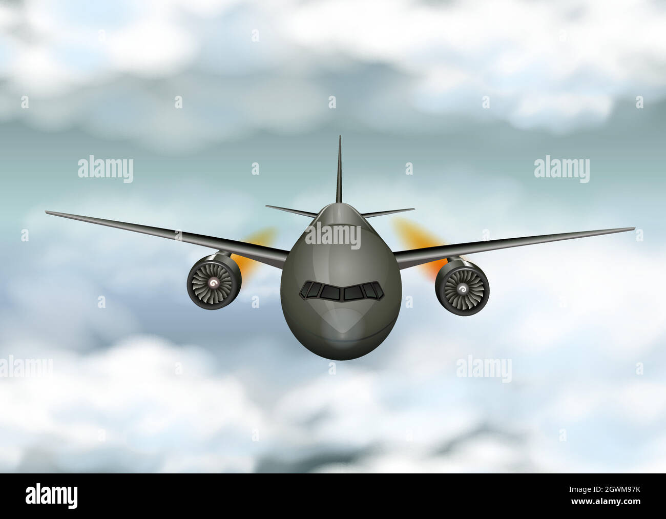 Flying through Stock Vector Images - Alamy
