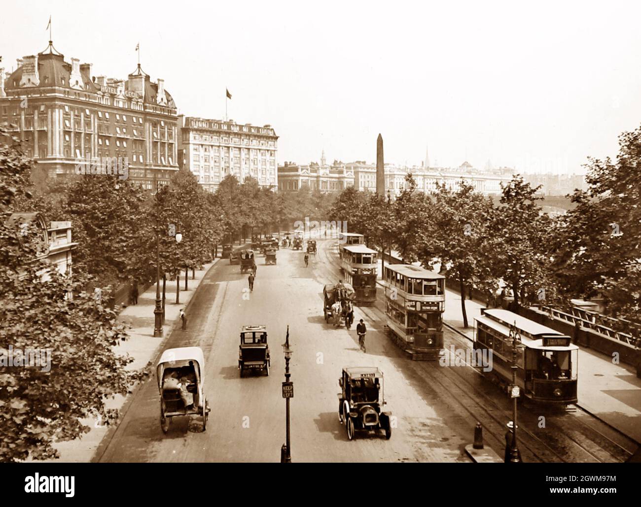 Victorian Embankment, London, early 1900s Stock Photo - Alamy