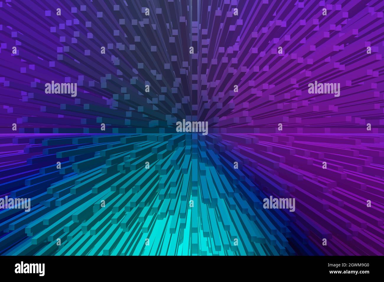 Beautiful Colorful 3D Illustration Design. Extrude Effect And Splash ...