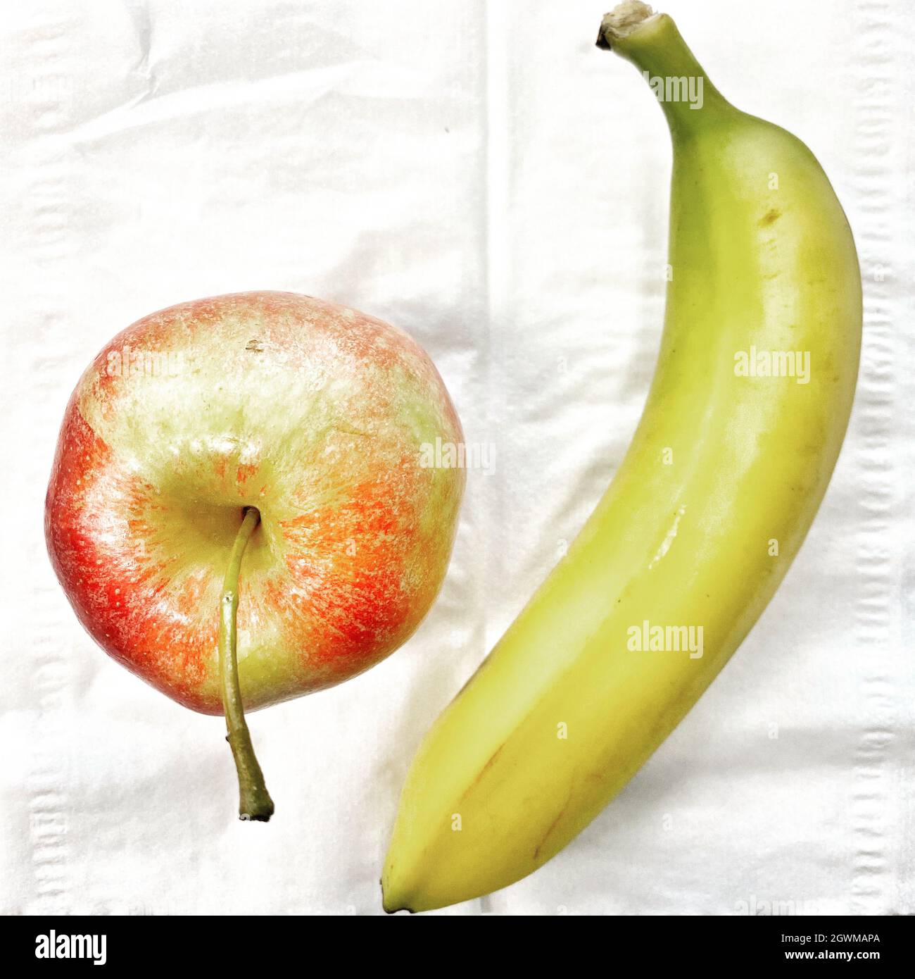 Bananas And Apple Background