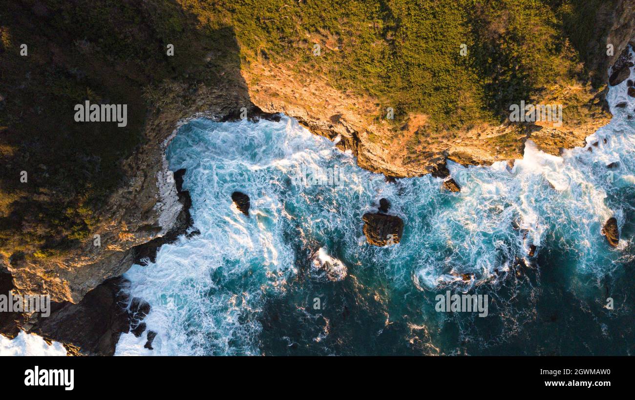 Aerial View Of Sea Stock Photo - Alamy