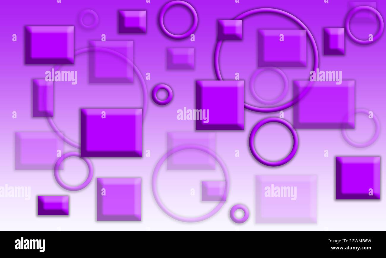 Violet rectangle design hi-res stock photography and images - Alamy