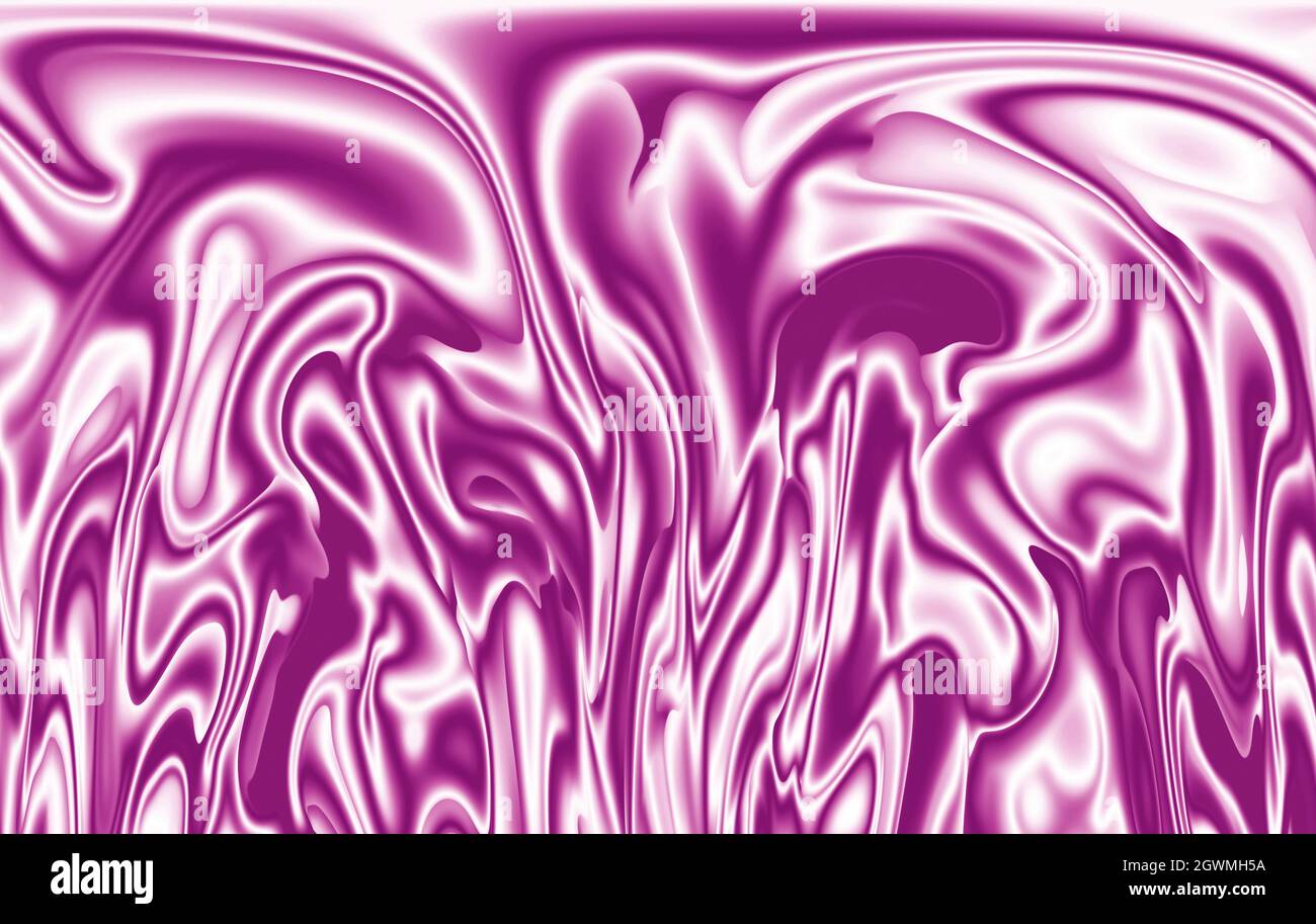 Illustration of gradient orchid purple flowing 3D liquid texture for ...