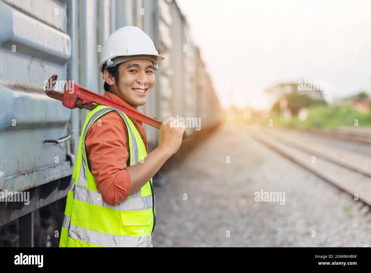 Young engineer train hi-res stock photography and images - Alamy