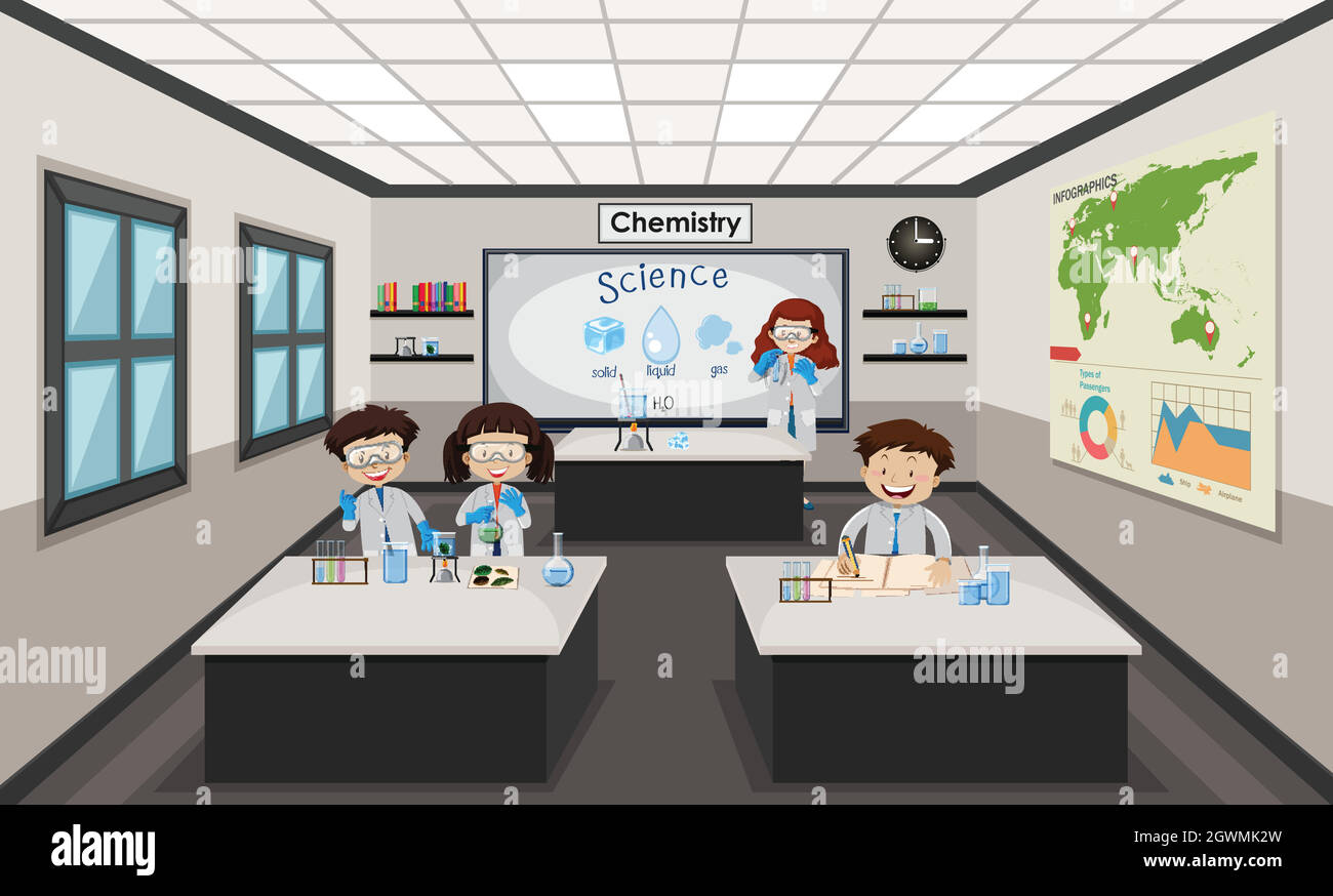 Learning chemistry Stock Vector Images - Alamy