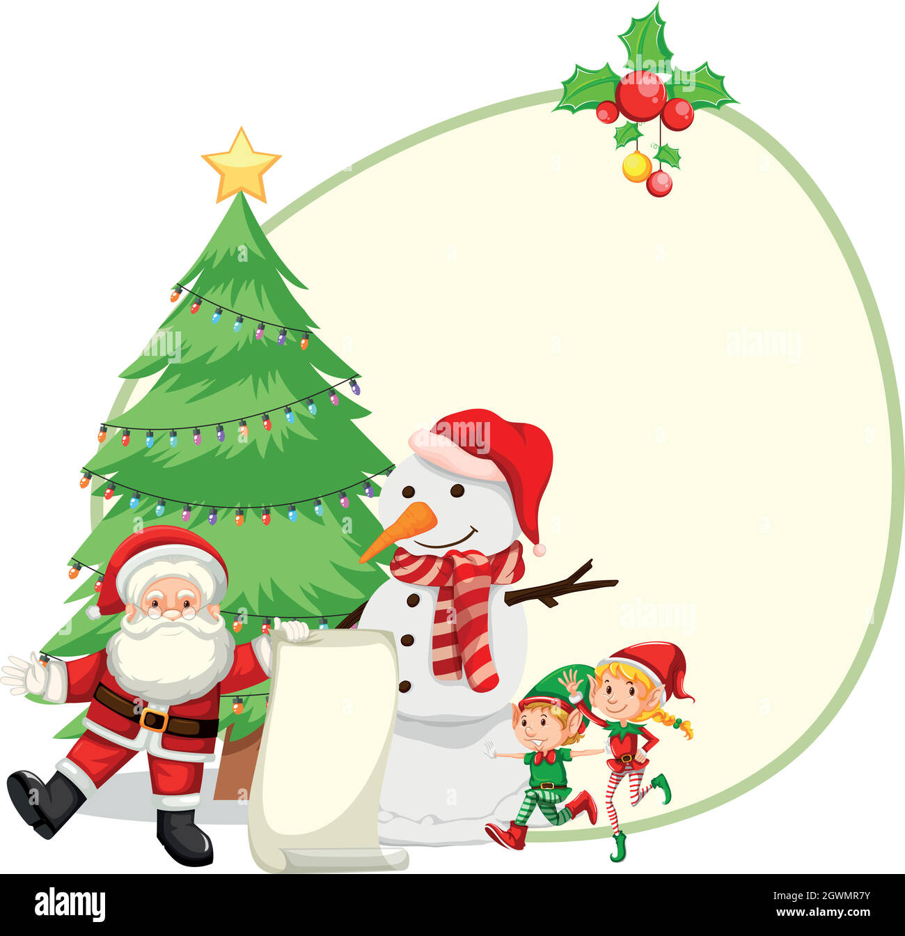 Happy christmas card template Stock Vector Image & Art - Alamy