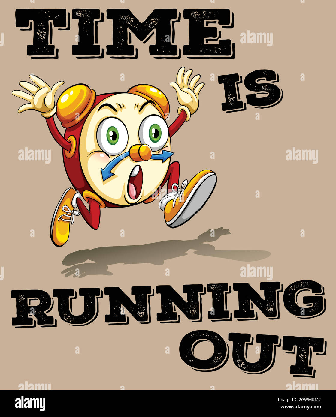 Out of time Stock Vector Images - Alamy