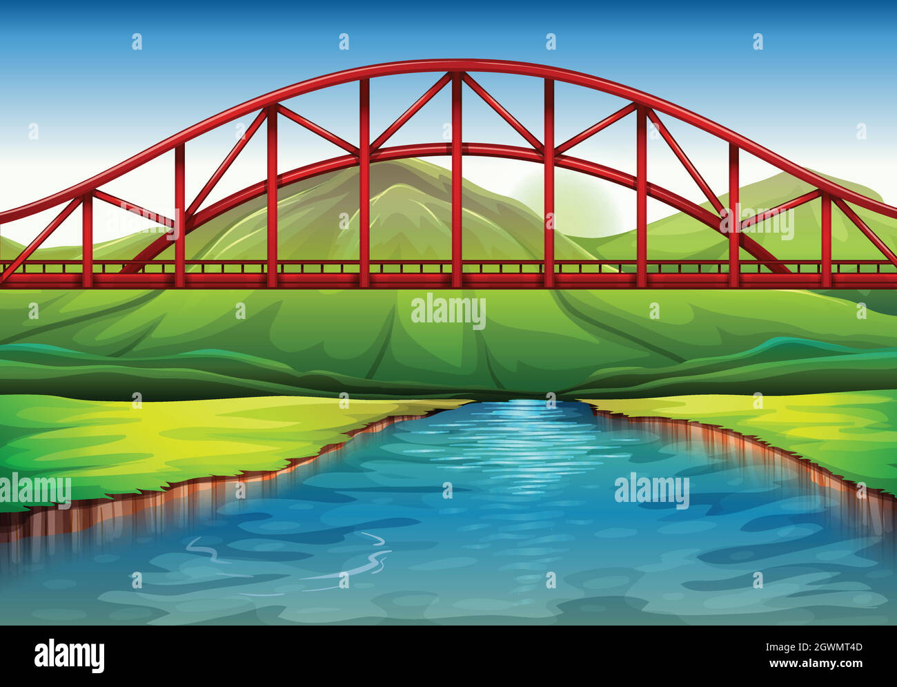 River made Stock Vector Images - Alamy