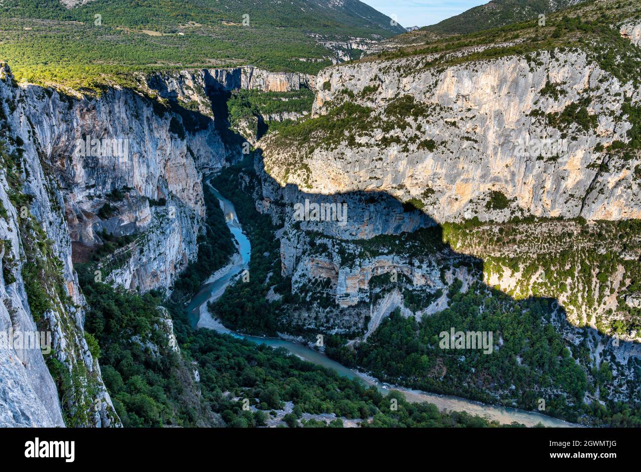 Verdon Gorge, Gorges du Verdon, amazing landscape of the famous canyon ...