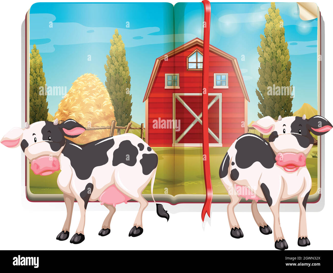 Farm story Stock Vector Images - Alamy