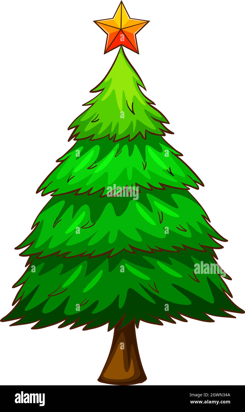 Christmas pine tree gifts Stock Vector Images - Alamy