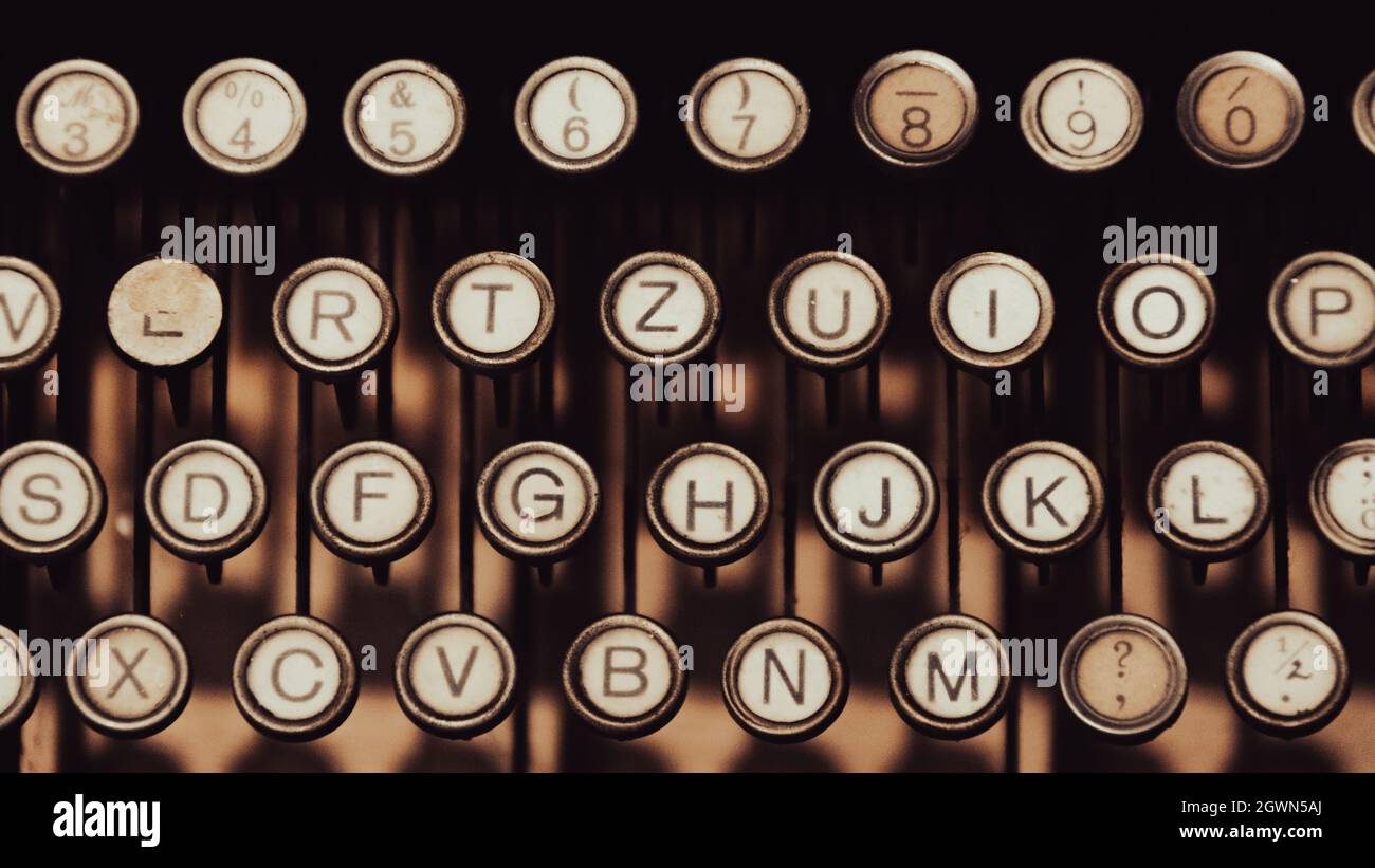 Mercedes typing machine hi-res stock photography and images - Alamy