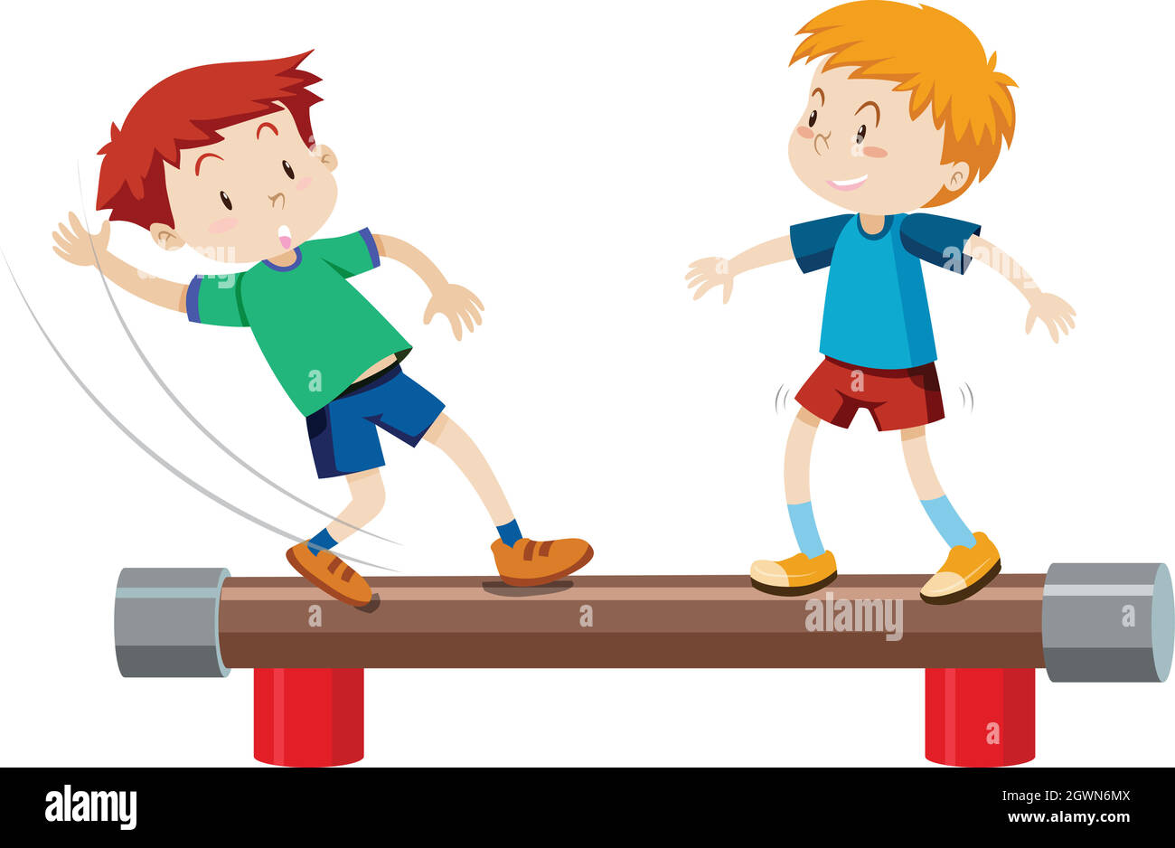 Balance vector image Cut Out Stock Images & Pictures - Alamy