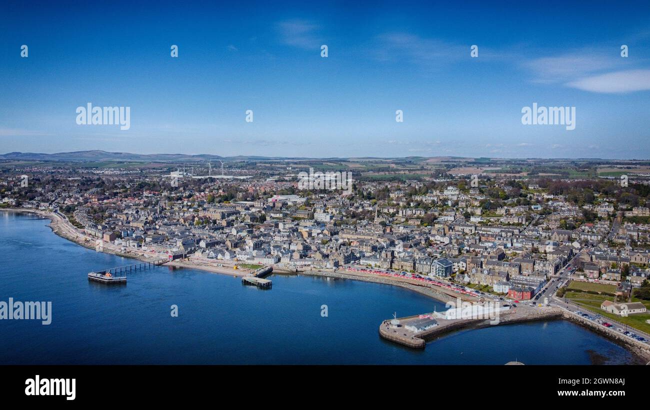 Broughty ferry aerial hi-res stock photography and images - Alamy