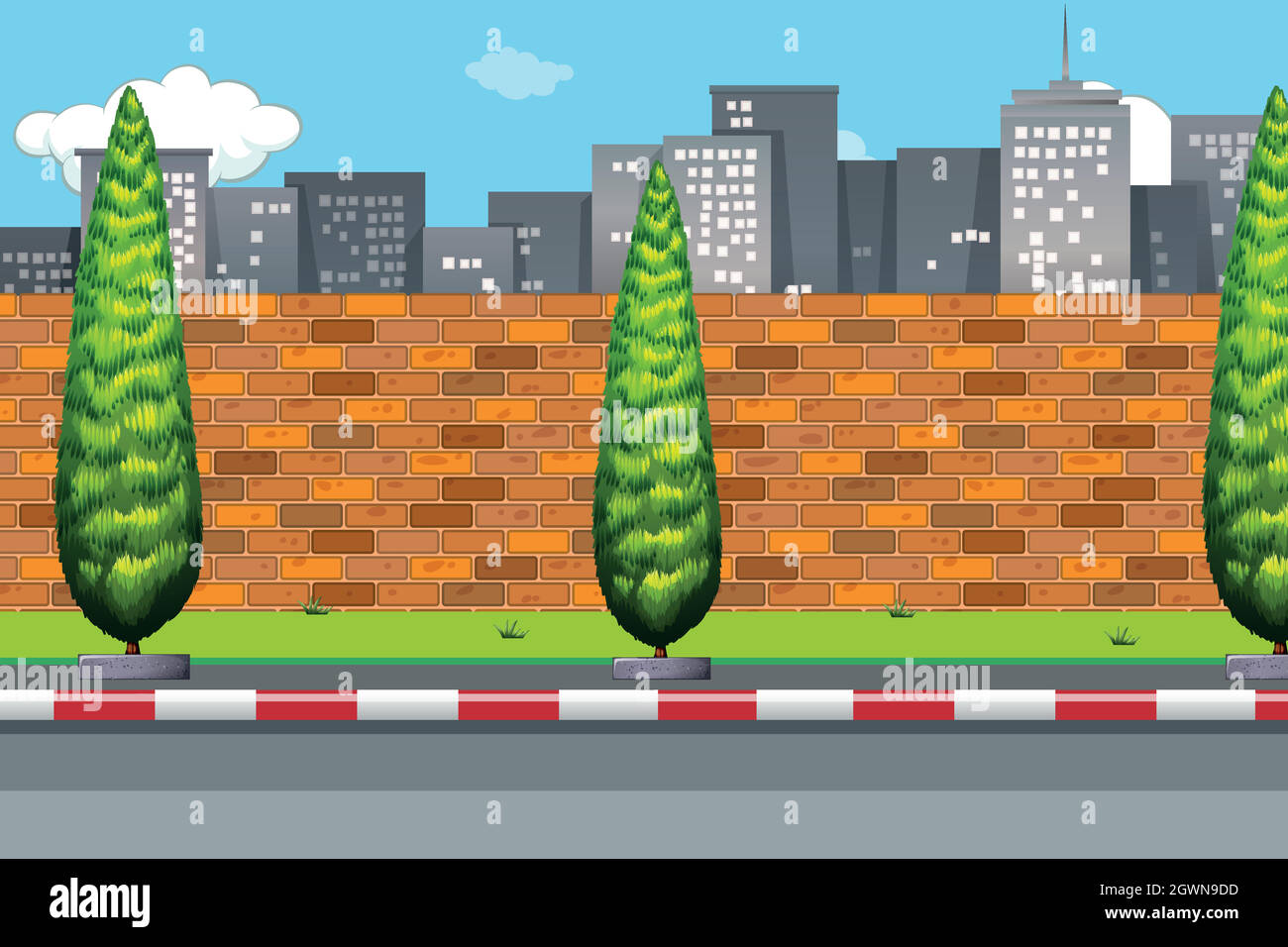 Urban road design Stock Vector Images - Alamy