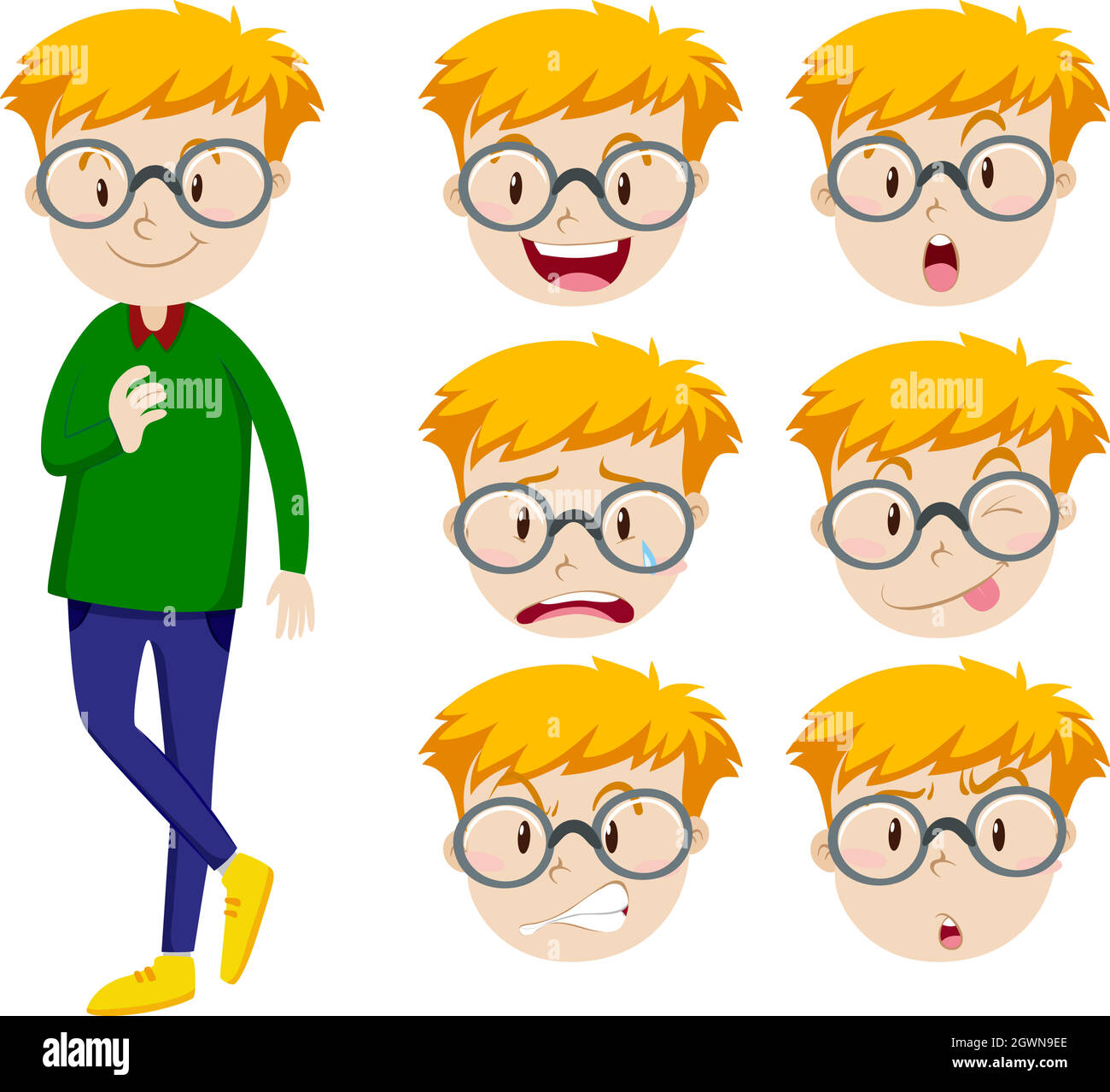 Man facial expressions hi-res stock photography and images - Alamy