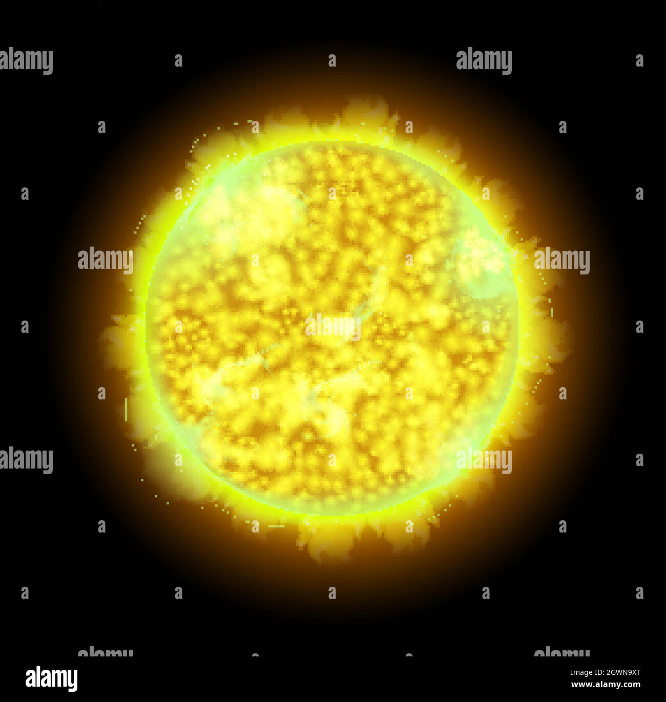 Dark planet in space Stock Vector Images - Alamy