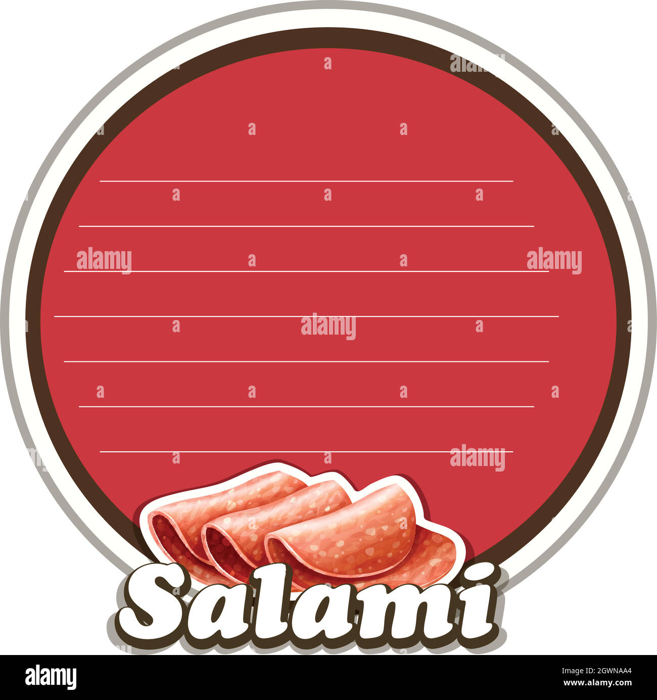 Blank square round badge Stock Vector Images - Alamy