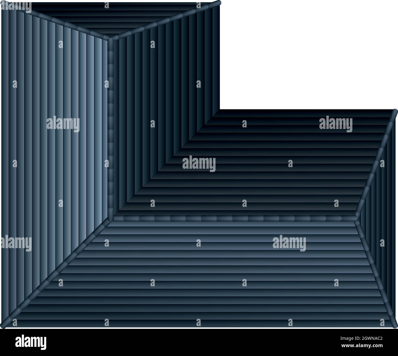 Architecture rooftop view Stock Vector Images - Alamy