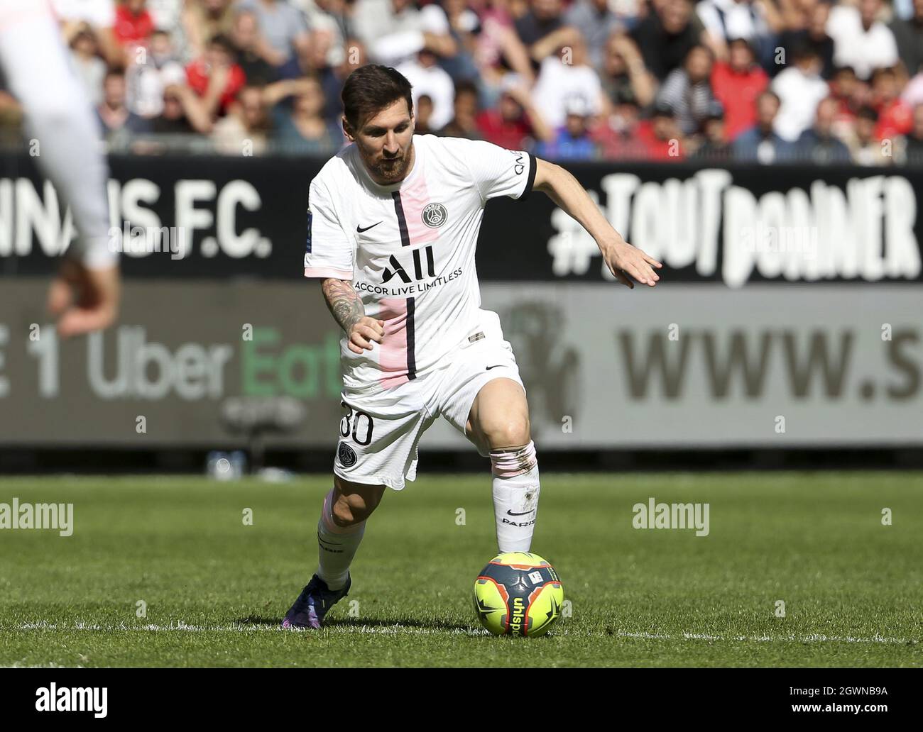 Lionel Messi of PSG during the French championship Ligue 1 football ...