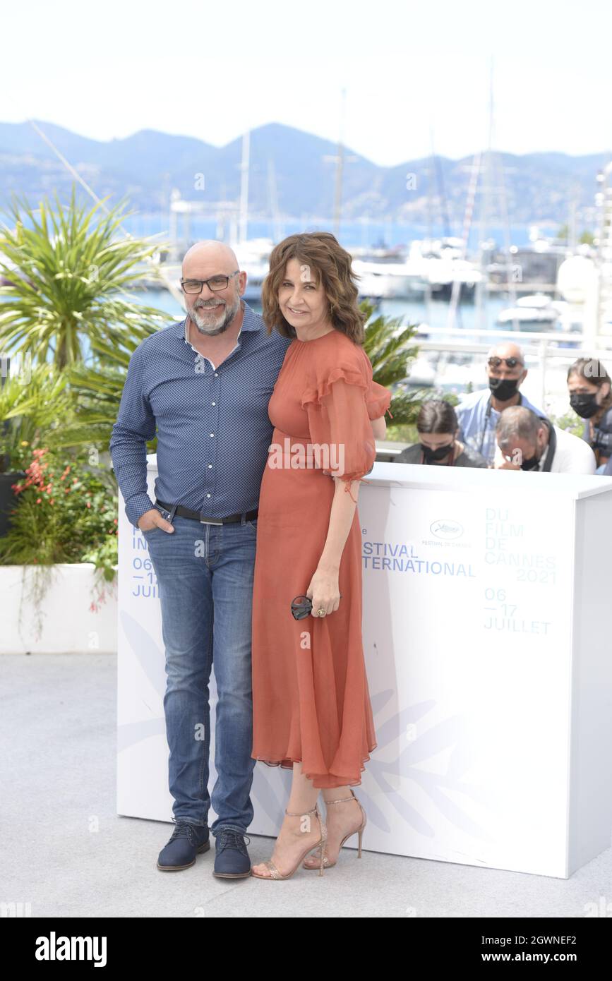 ALINE photocall at the 74th Cannes Film Festival 2021. Cannes, France ...