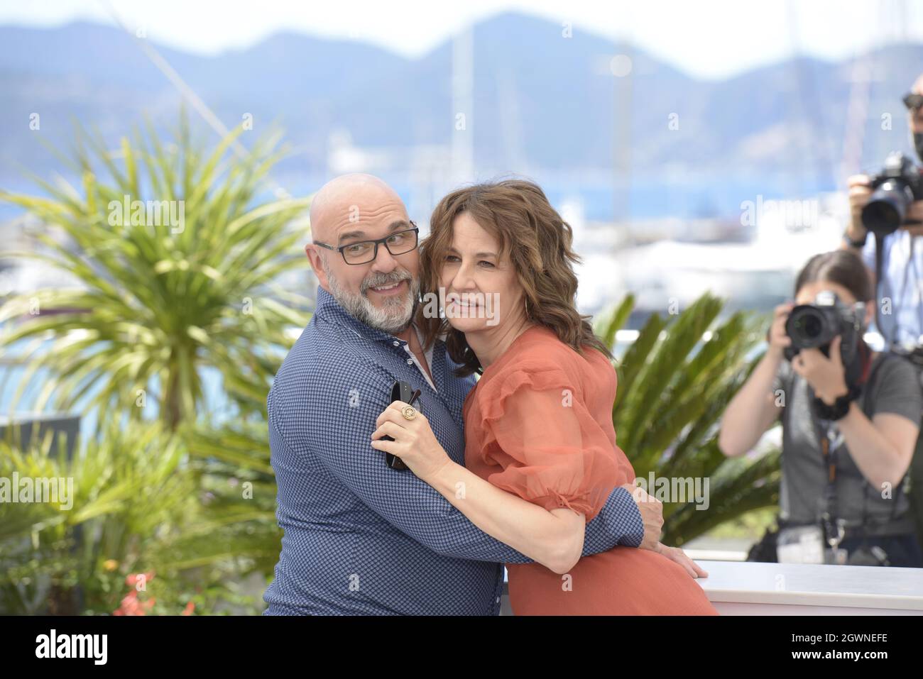 ALINE photocall at the 74th Cannes Film Festival 2021. Cannes, France ...