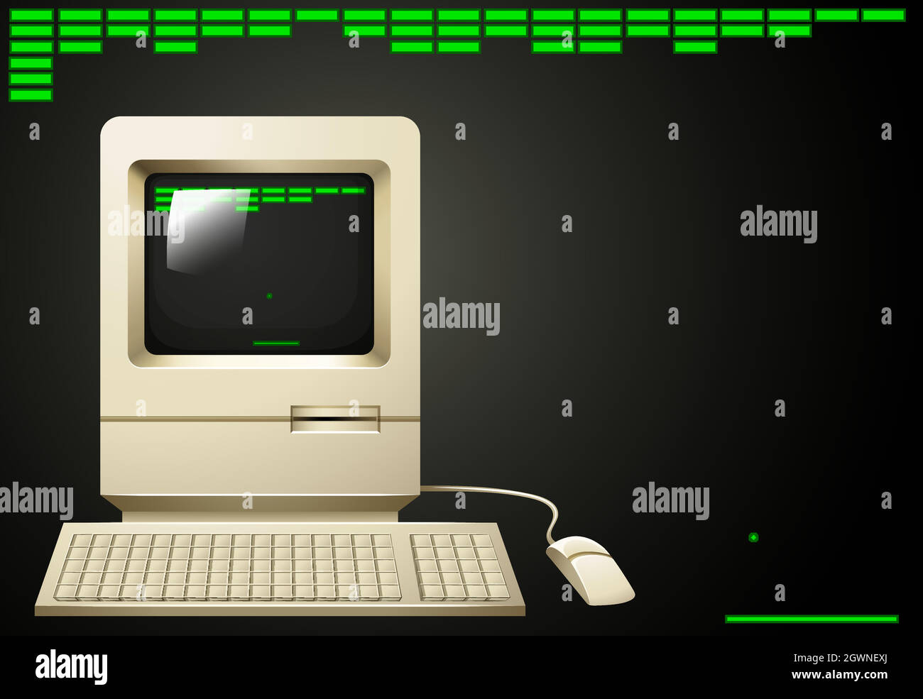 Retro pc mouse Stock Vector Images - Alamy