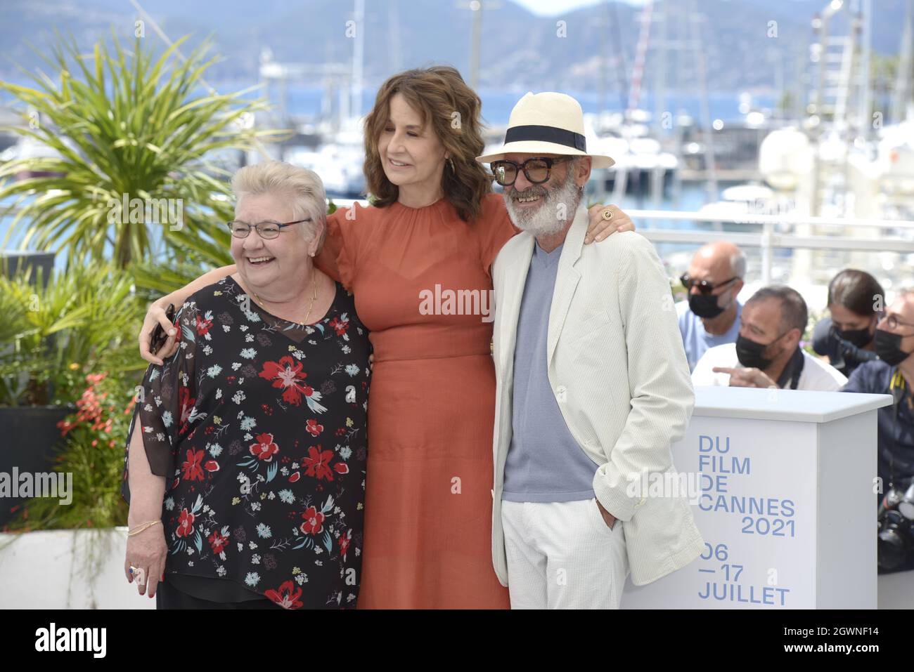ALINE photocall at the 74th Cannes Film Festival 2021. Cannes, France ...
