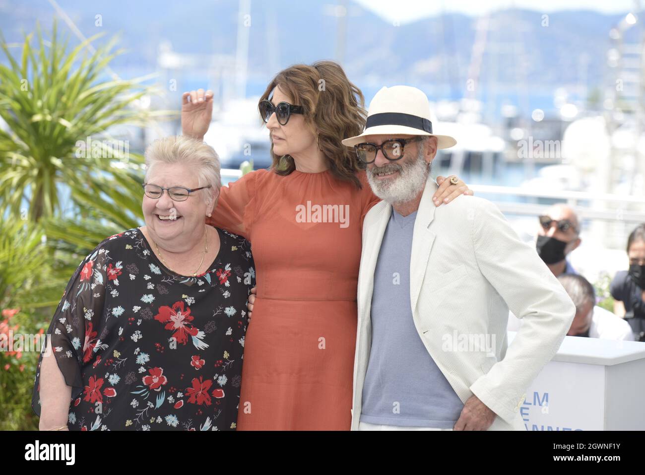 ALINE photocall at the 74th Cannes Film Festival 2021. Cannes, France ...