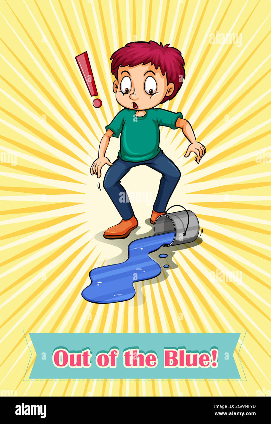 Illustrated blue Stock Vector Images - Alamy